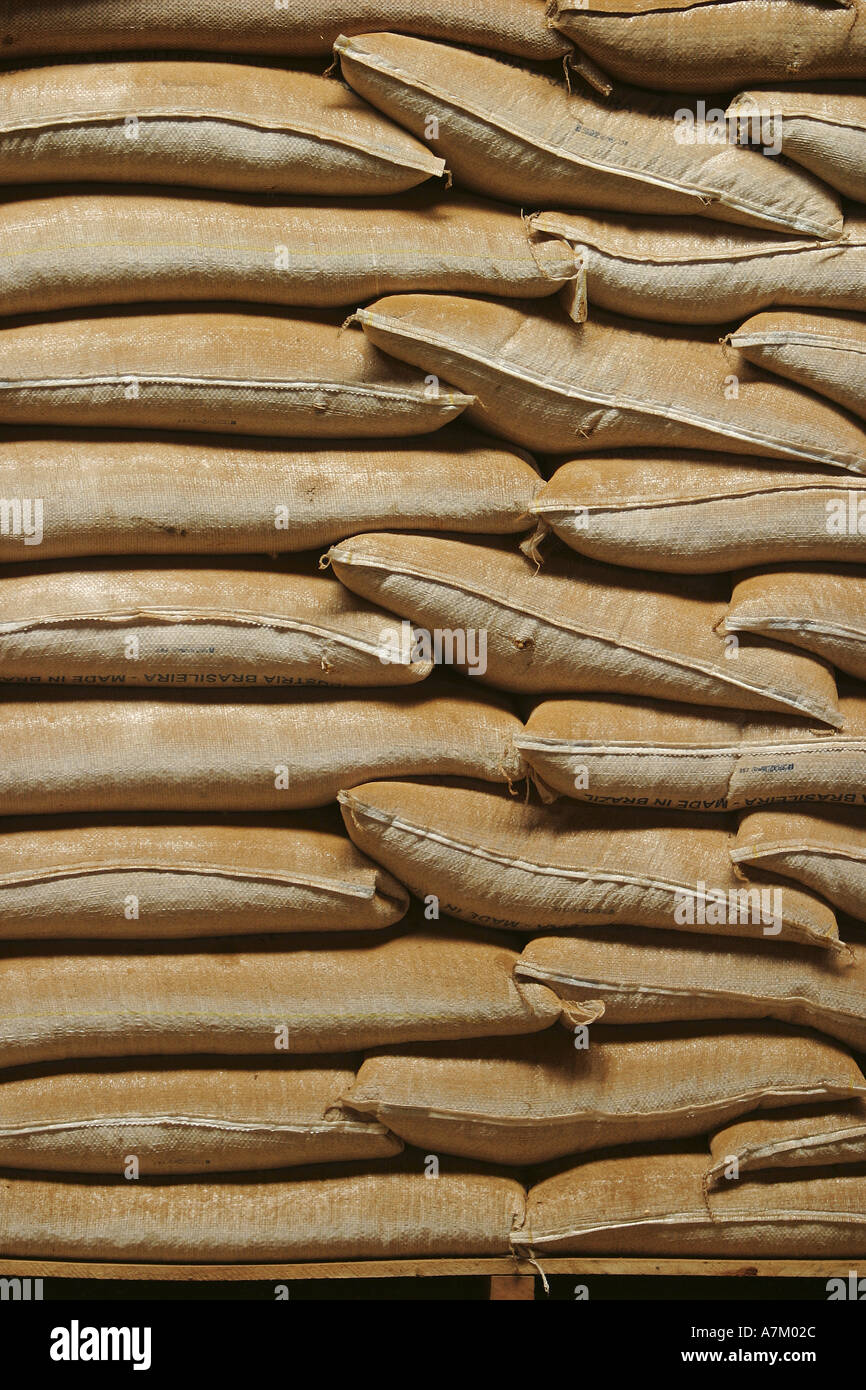 Stacks of flour bags hi-res stock photography and images - Alamy