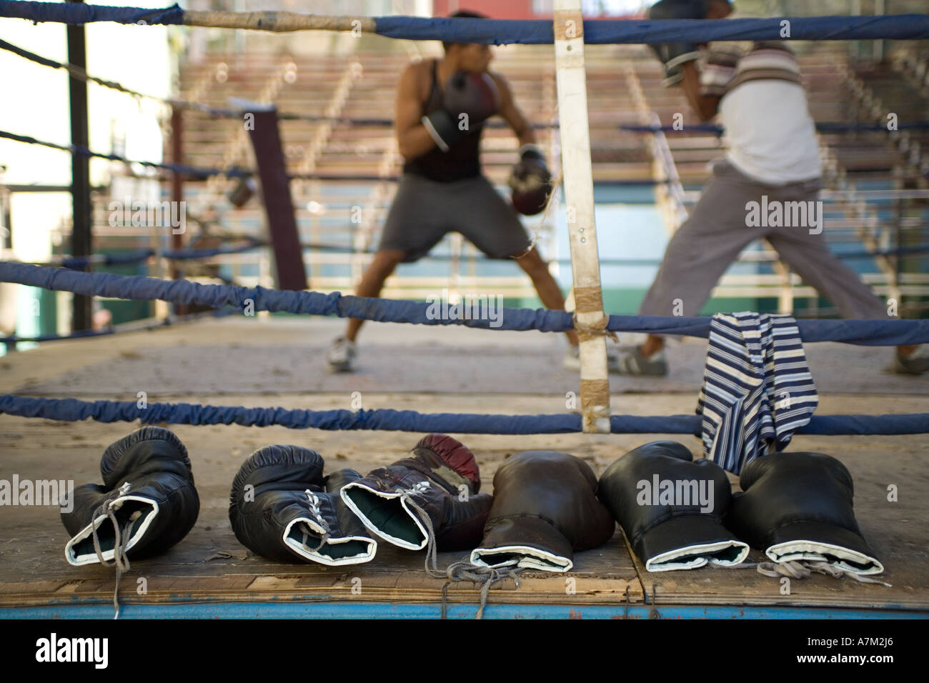 Cuba boxing ring hi-res stock photography and images - Alamy