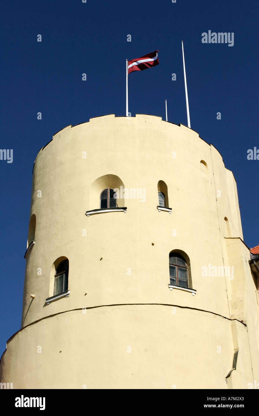 The Castle Tower in Riga Latvia Stock Photo - Alamy