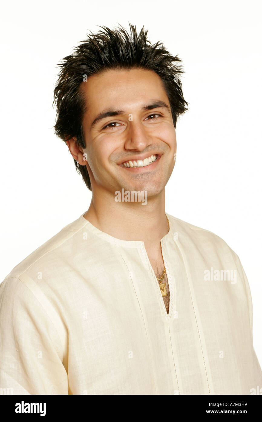 Young asian indian male man looking happy, successful and healthy Stock ...