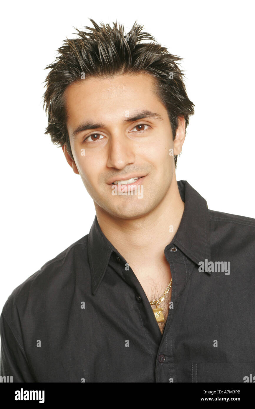 Young asian indian male man looking happy, successful and healthy Stock ...