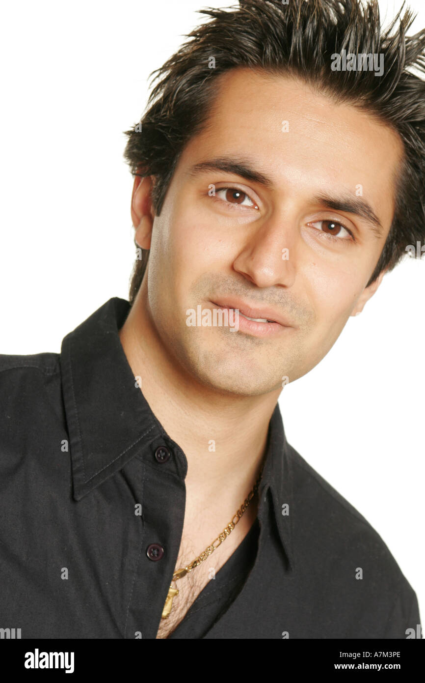 Young asian indian male man looking happy, successful and healthy Stock ...