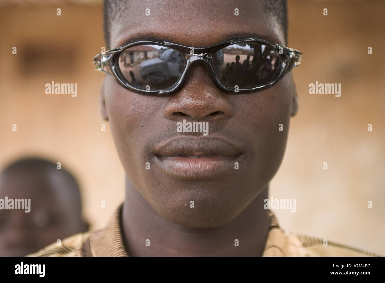 African man smirking hi-res stock photography and images - Alamy