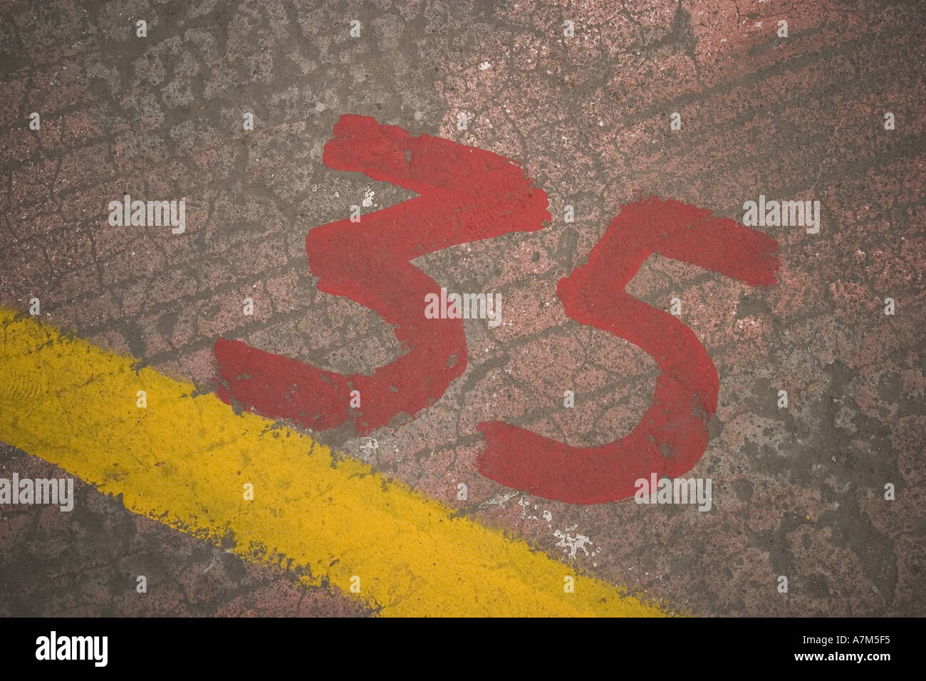 Street utility markings hi-res stock photography and images - Alamy