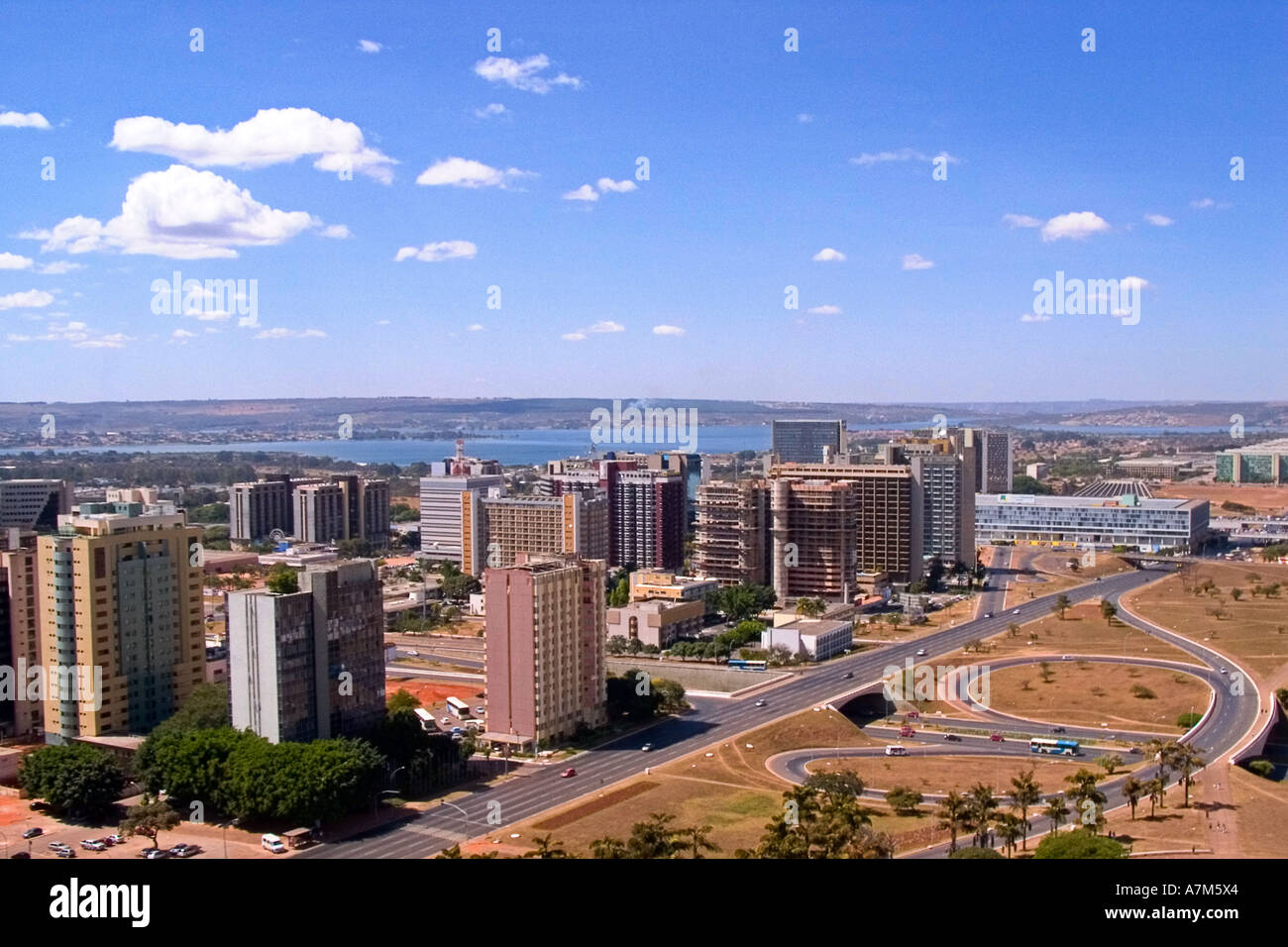 Panoramic View of Brasilia From TV Tower Platform Dry Season Brasília ...