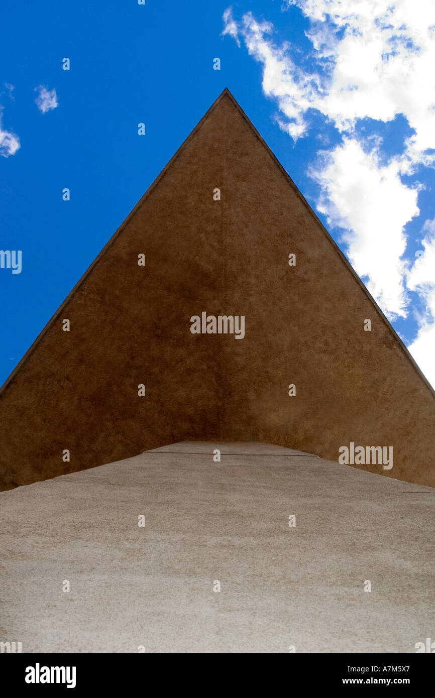 Architectural Triangular Detail of Brasilia's Television Tower Concrete ...