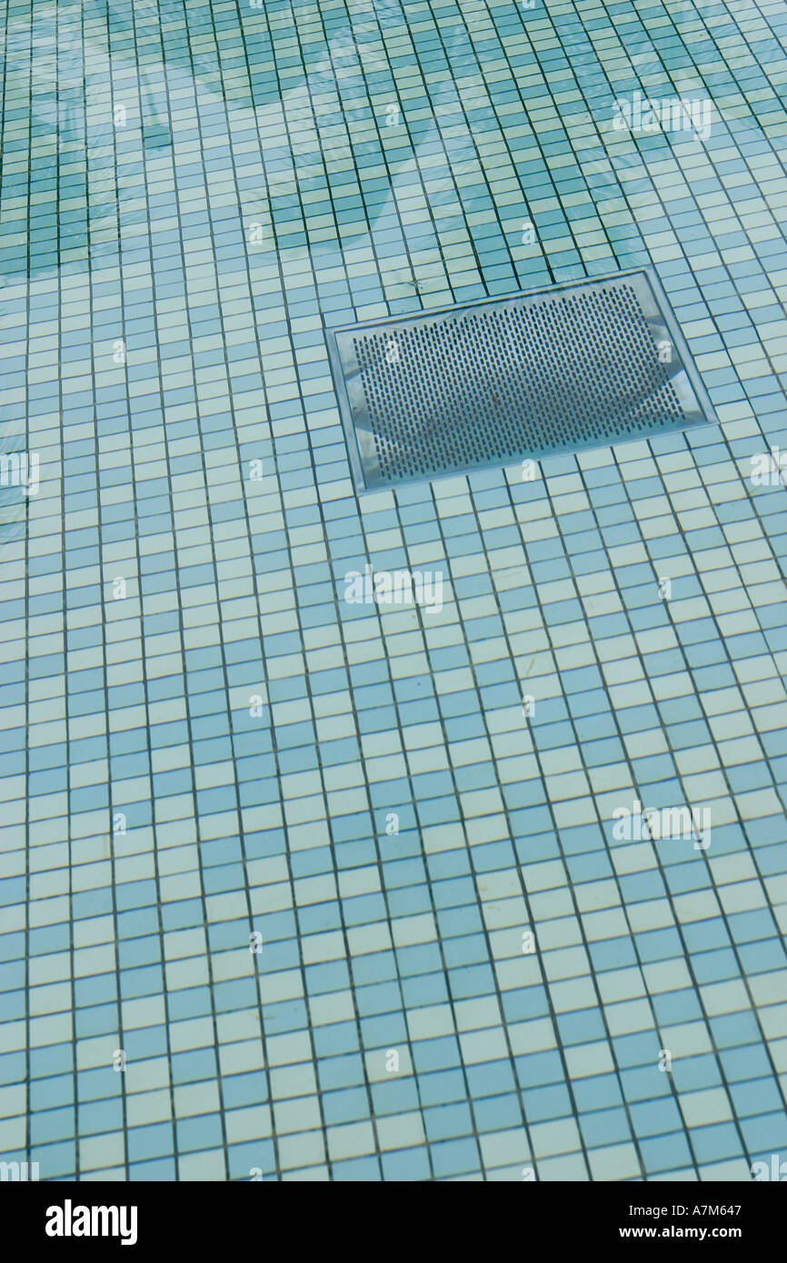Swimming pool drain grill hi-res stock photography and images - Alamy