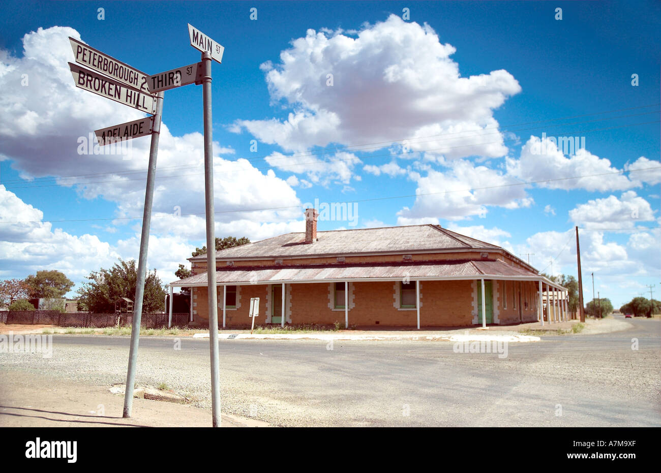 Main street of Terowie in South Australia's Mid North region Stock ...