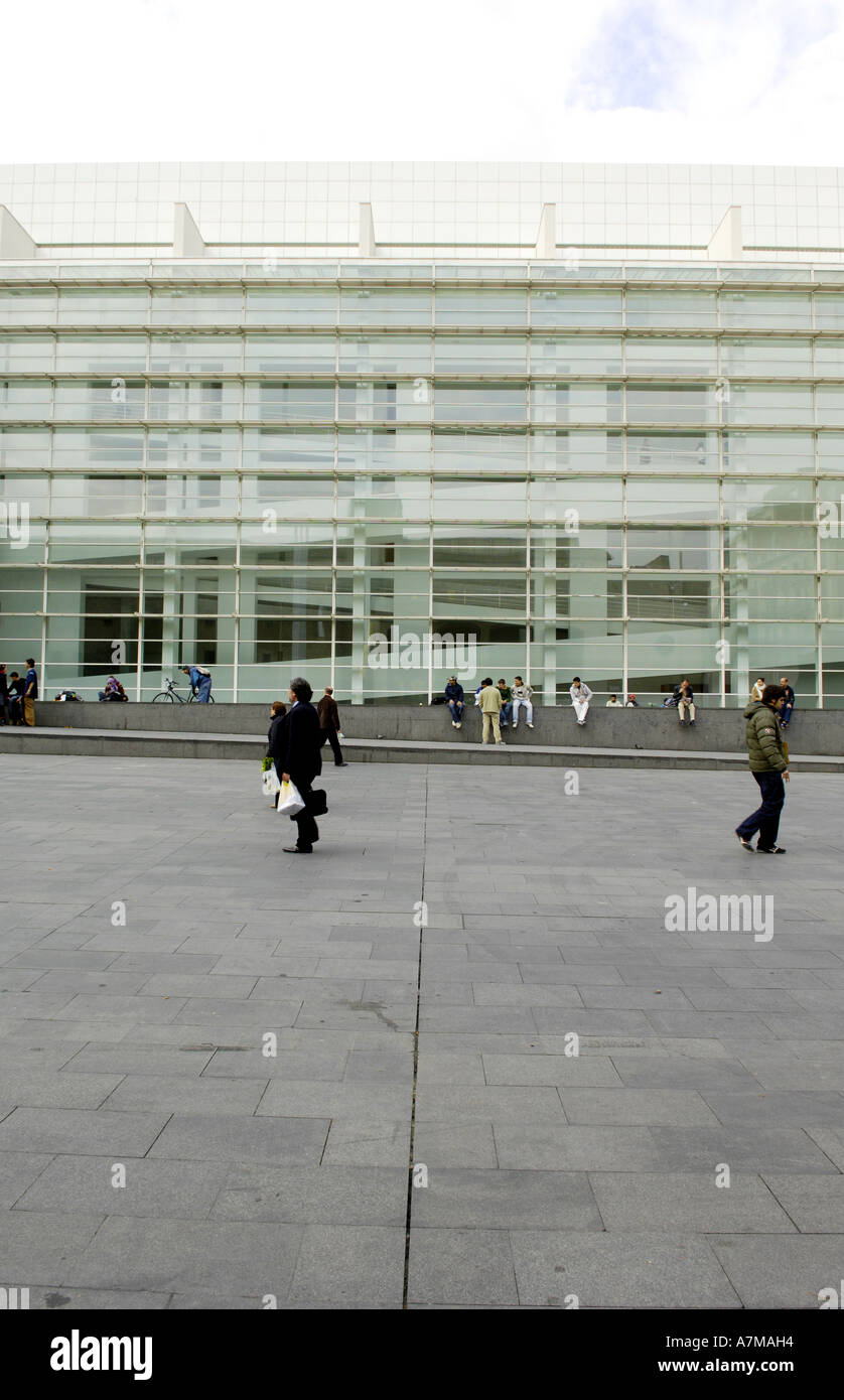 moca museum of contemporary art glass buidling architecture front ...