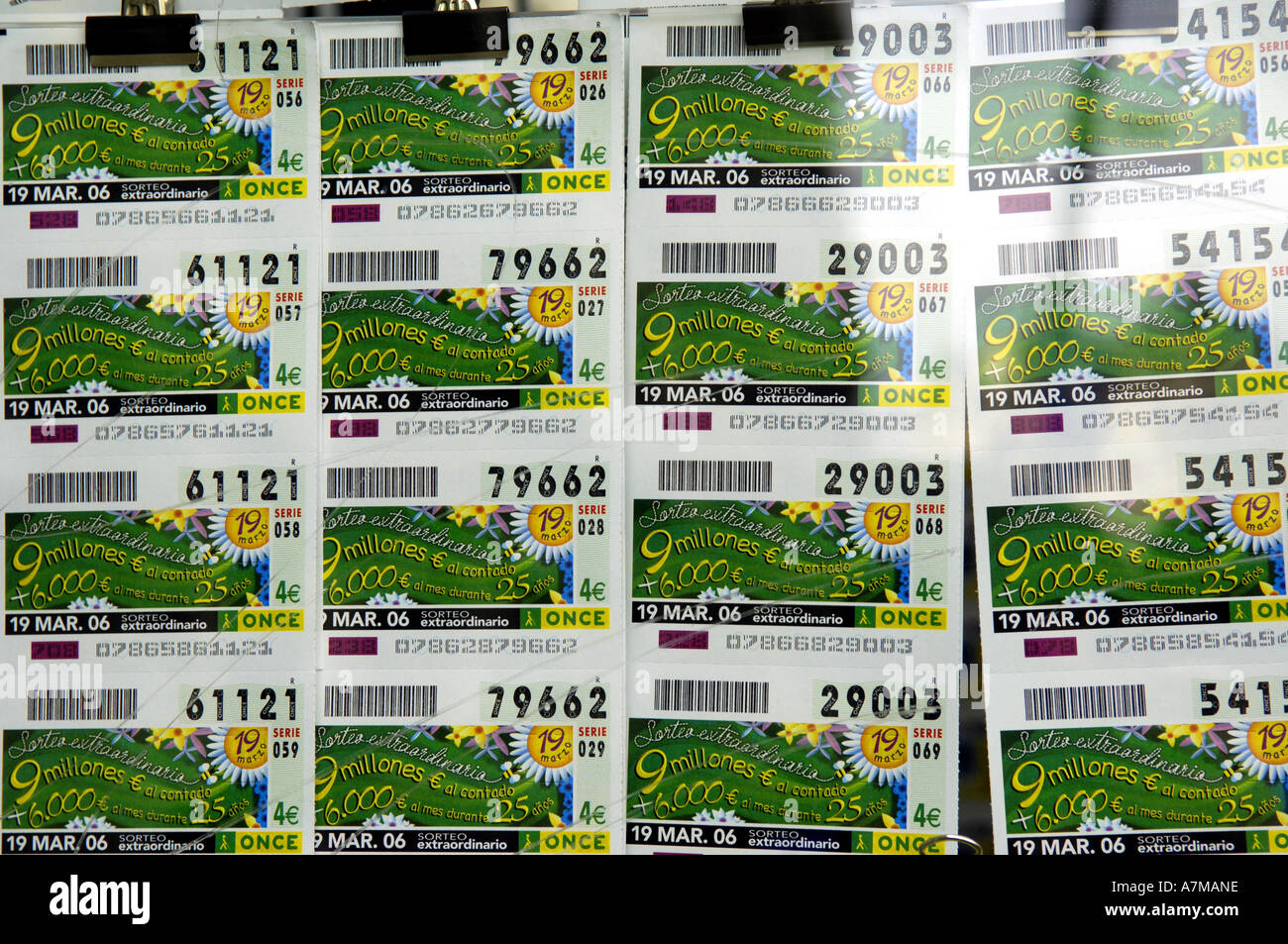 Barcelona lottery spain tickets hi-res stock photography and images - Alamy