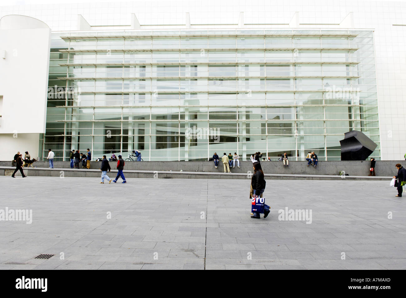 moca museum of contemporary art glass buidling architecture front ...