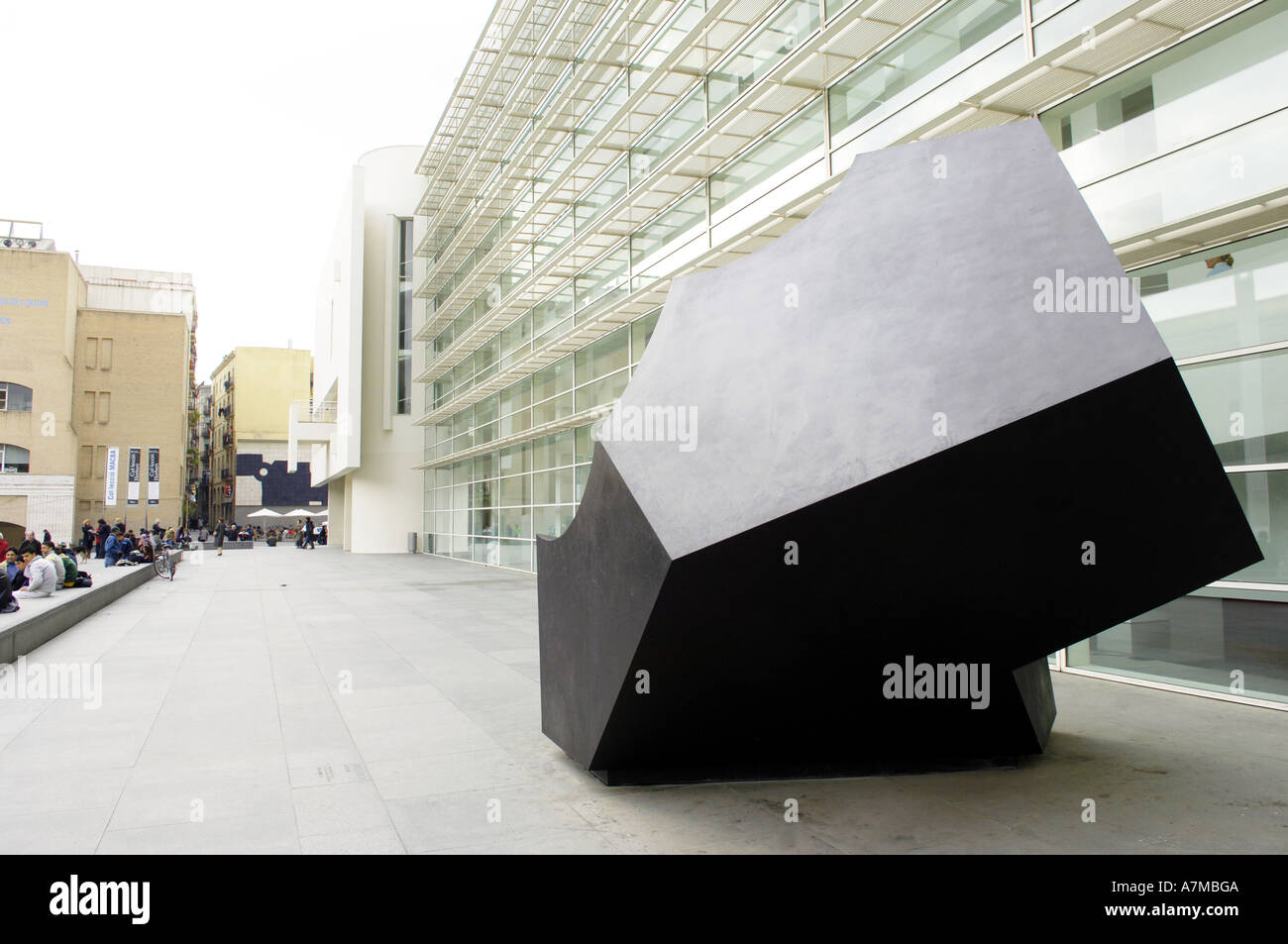 moca museum of contemporary art glass buidling architecture front ...