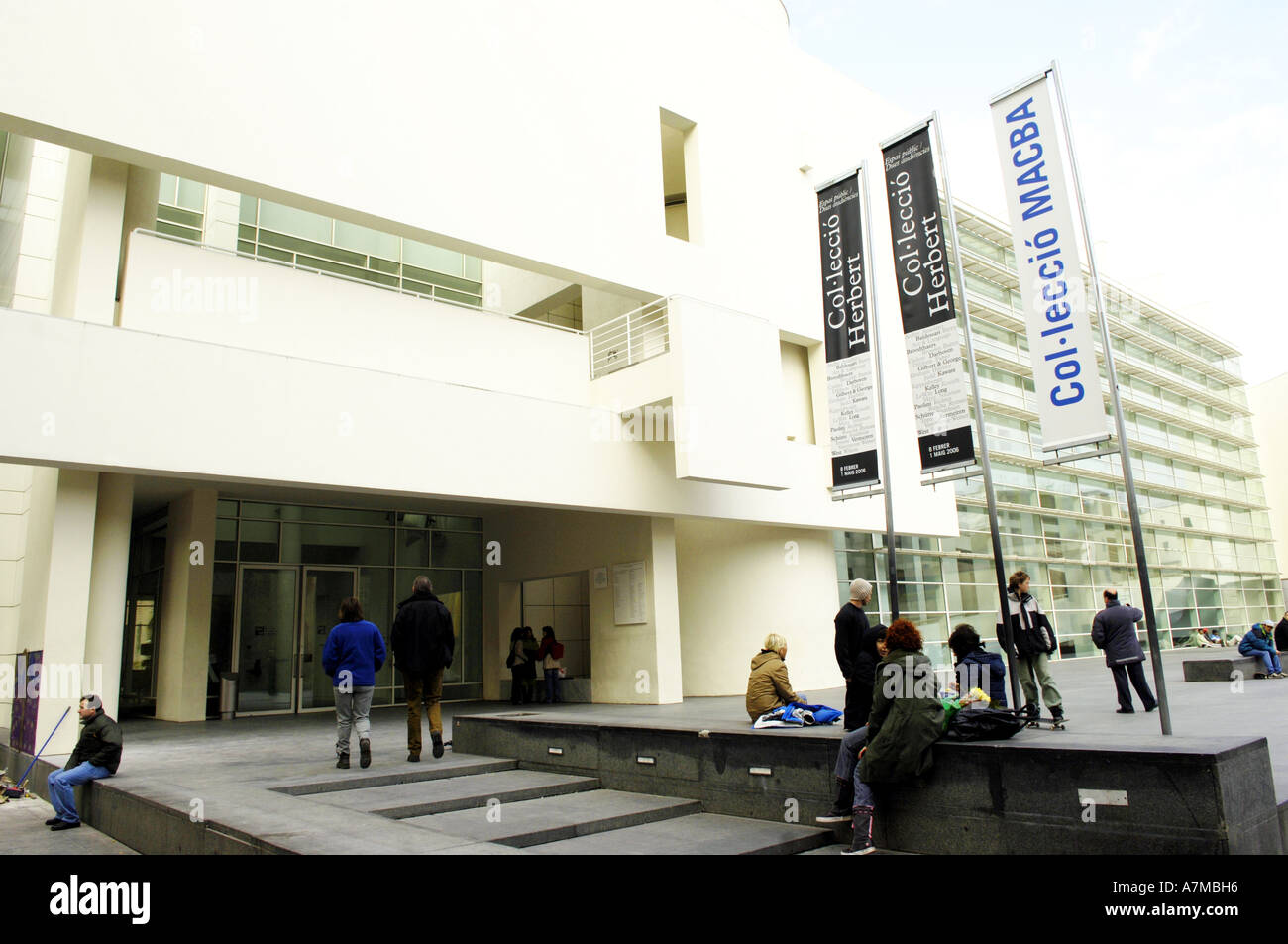 moca museum of contemporary art glass buidling architecture front ...