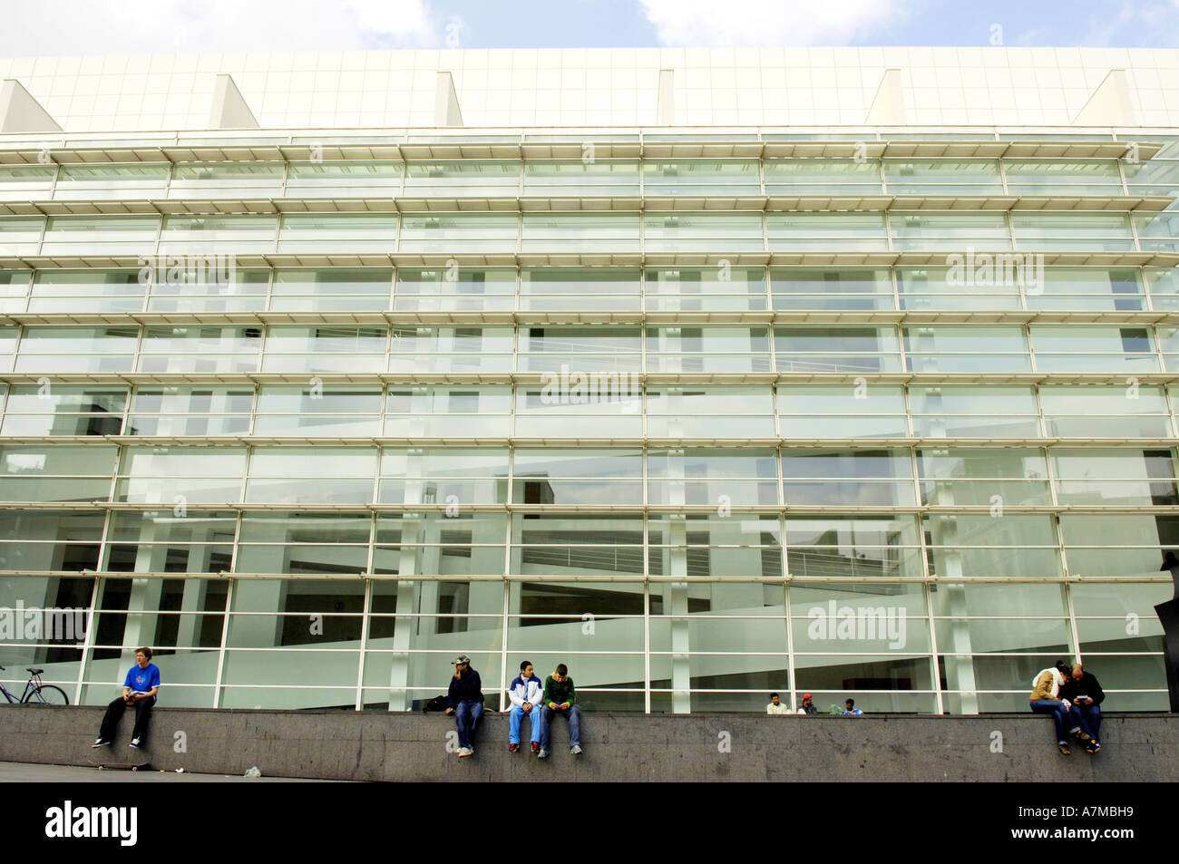 moca museum of contemporary art glass buidling architecture front ...