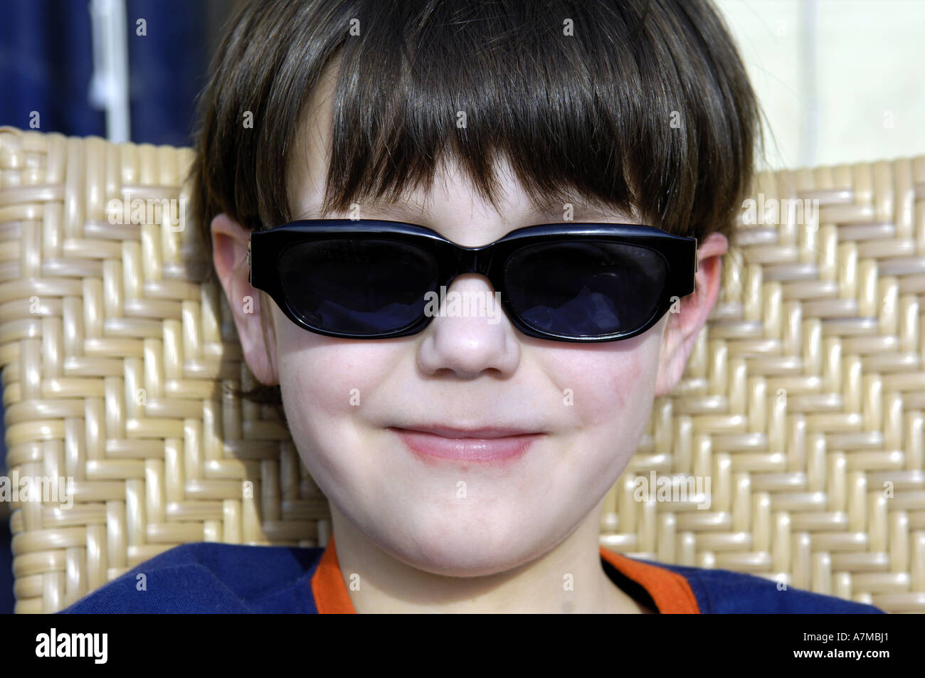 boy male kid child shades sunglasses sunbathing summer holiday rest ...