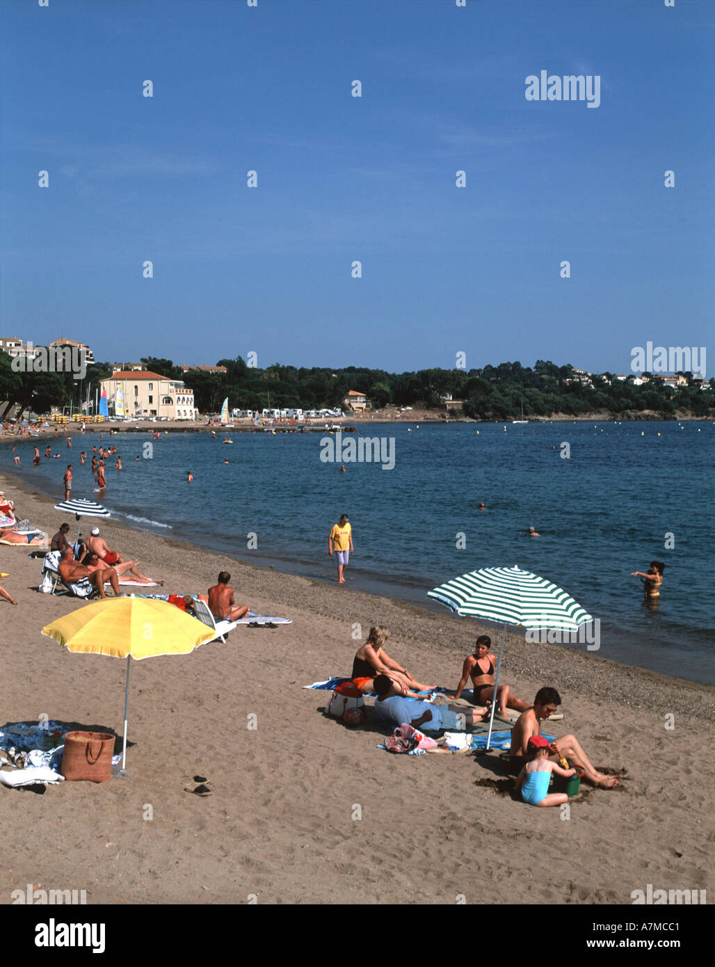 St raphael resort beach hi-res stock photography and images - Alamy