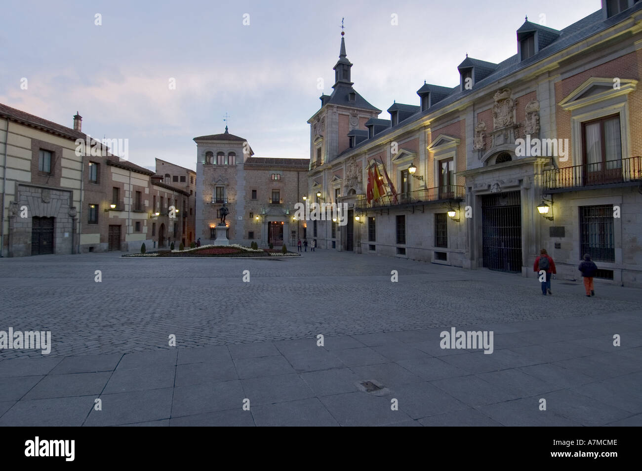 palza de la villa Madrid Spain Europe Stock Photo - Alamy