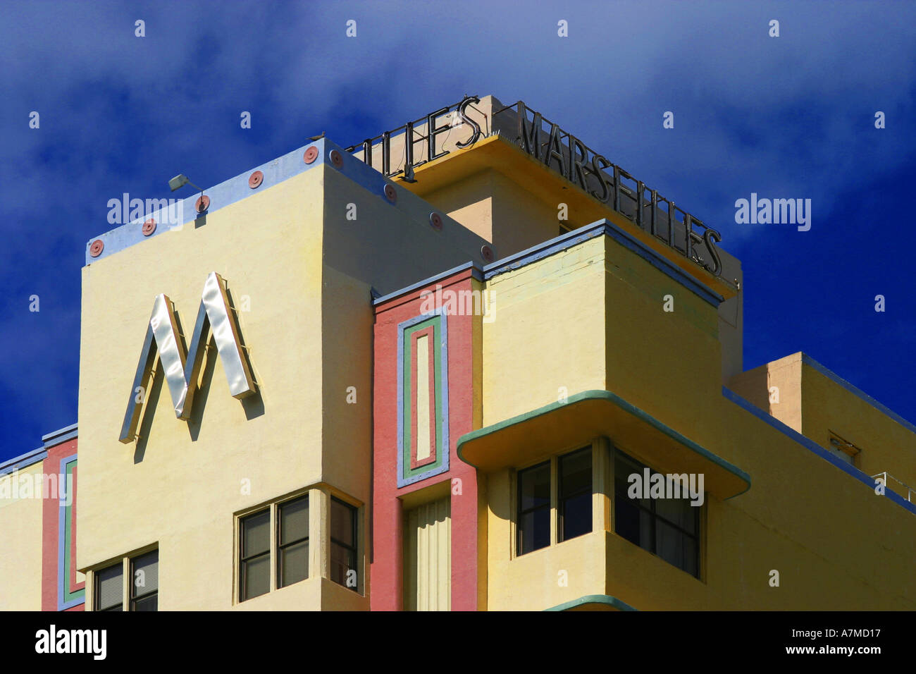 Art deco pattern, miami hi-res stock photography and images - Alamy