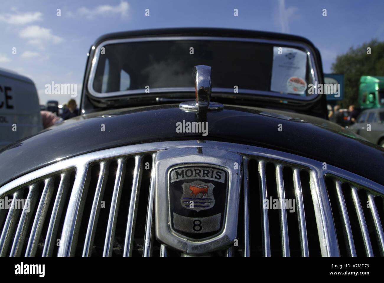 Austin car front grille Stock Photo - Alamy