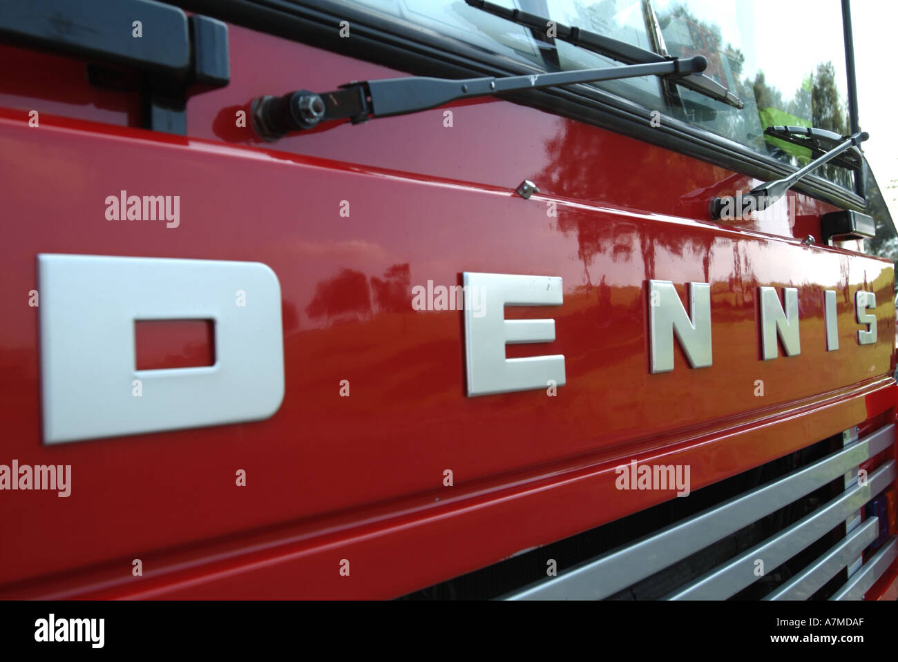Dennis fire engine Stock Photo - Alamy