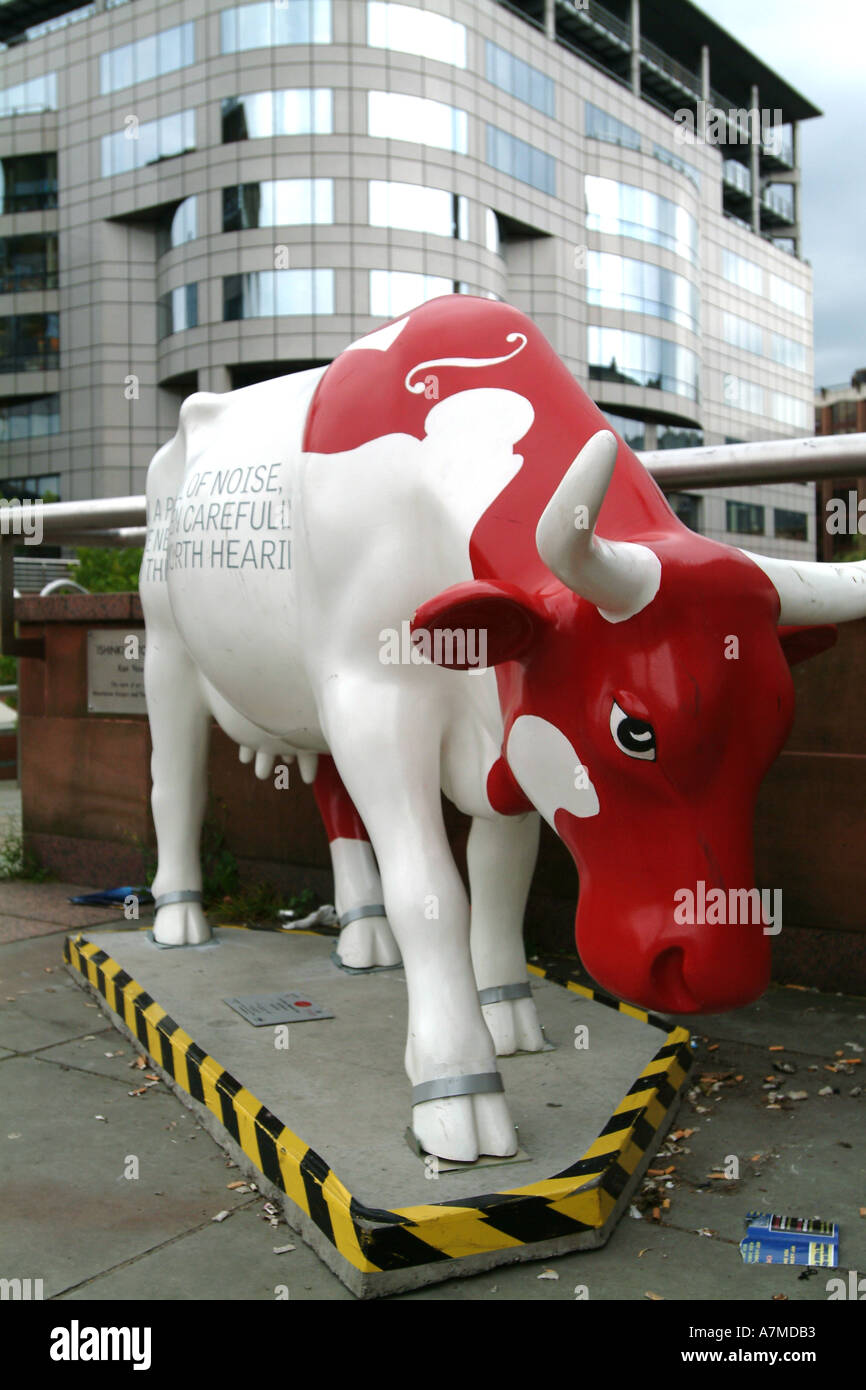 manchester cow parade england uk Stock Photo - Alamy