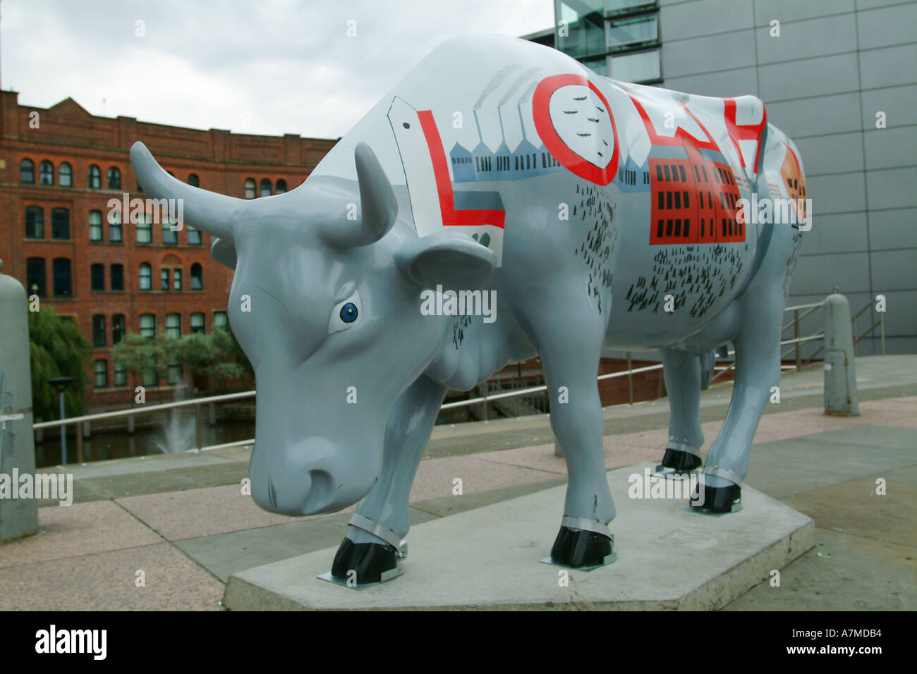 manchester cow parade england uk Stock Photo - Alamy