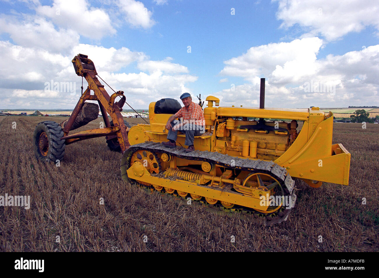 D6 Caterpillar Tractor with Hyster Timber Arch Stock Photo - Alamy