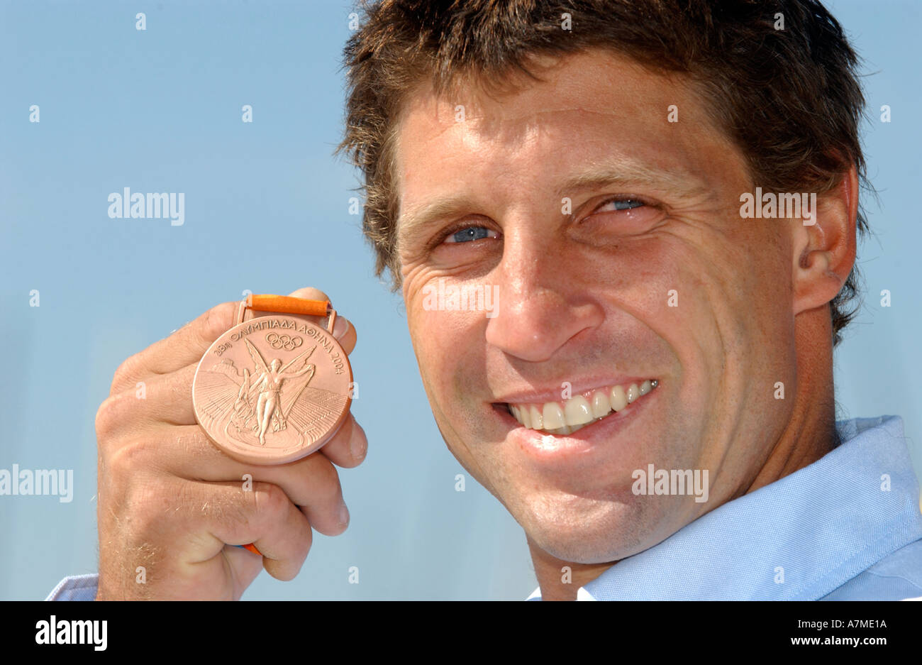 2004 Olympic Bronze medalist Simon Hiscocks Stock Photo - Alamy