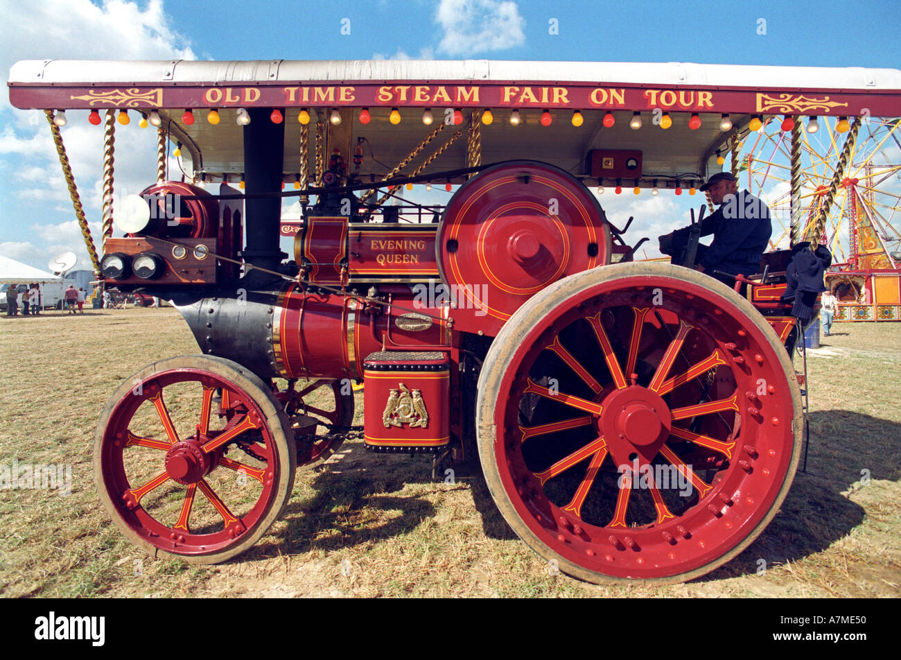A Steam Traction Engine at the Great Dorset Steam Fair at Blandford in ...
