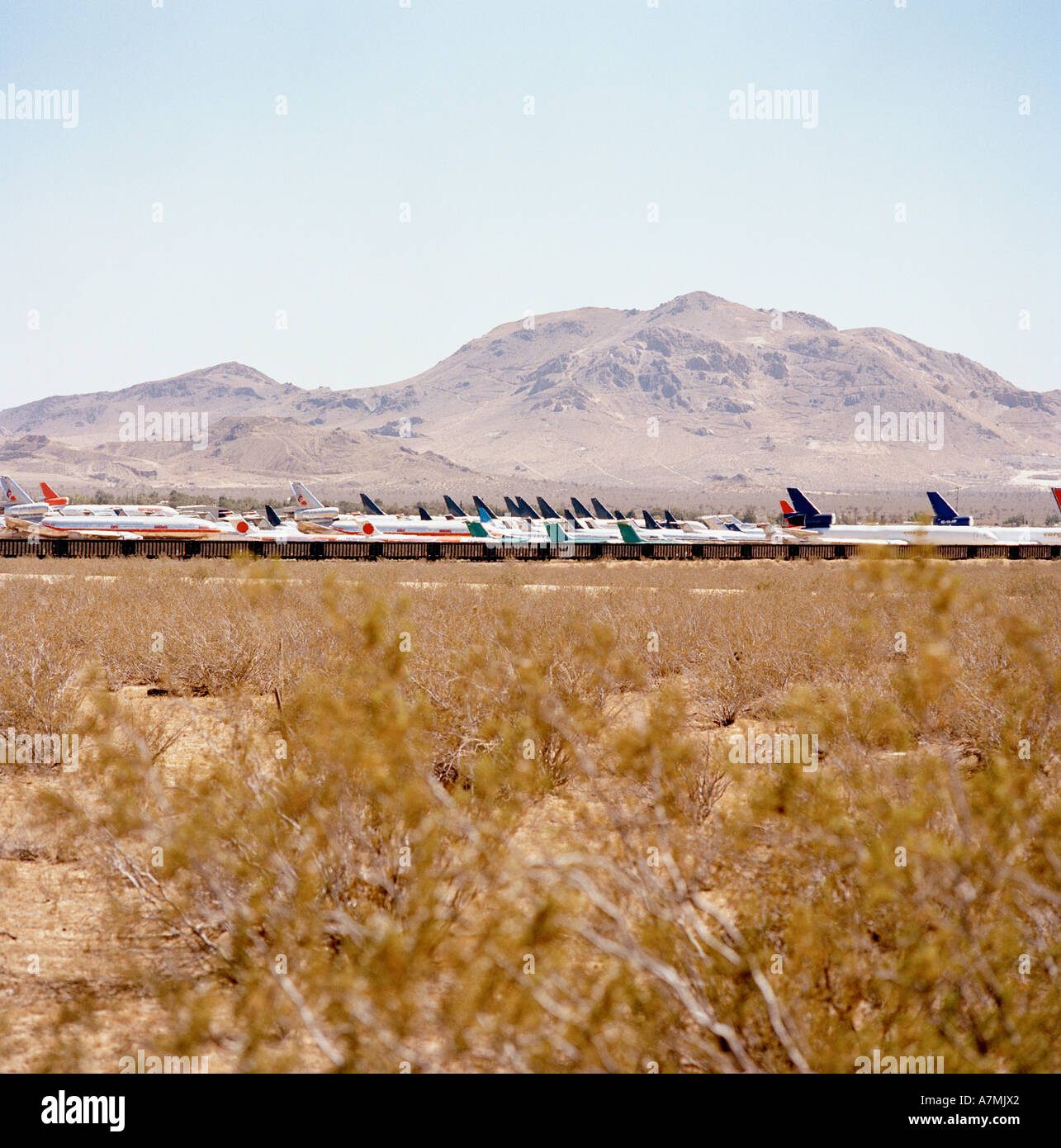 Group of airplanes in a field Stock Photo - Alamy