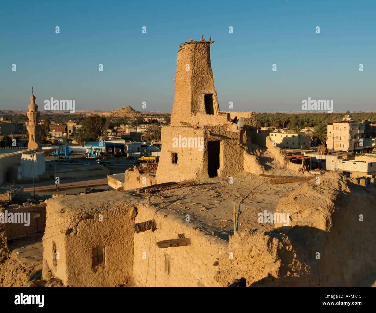 Mosque, Old town of Shali, Siwa, Egypt Stock Photo - Alamy