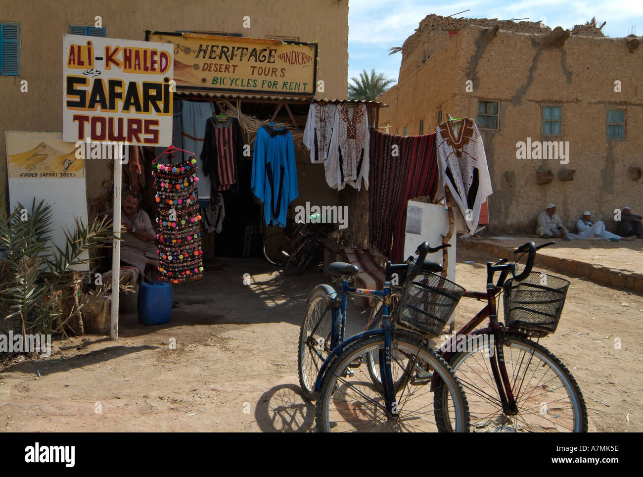 Tourist shops, Siwa, Egypt Stock Photo - Alamy