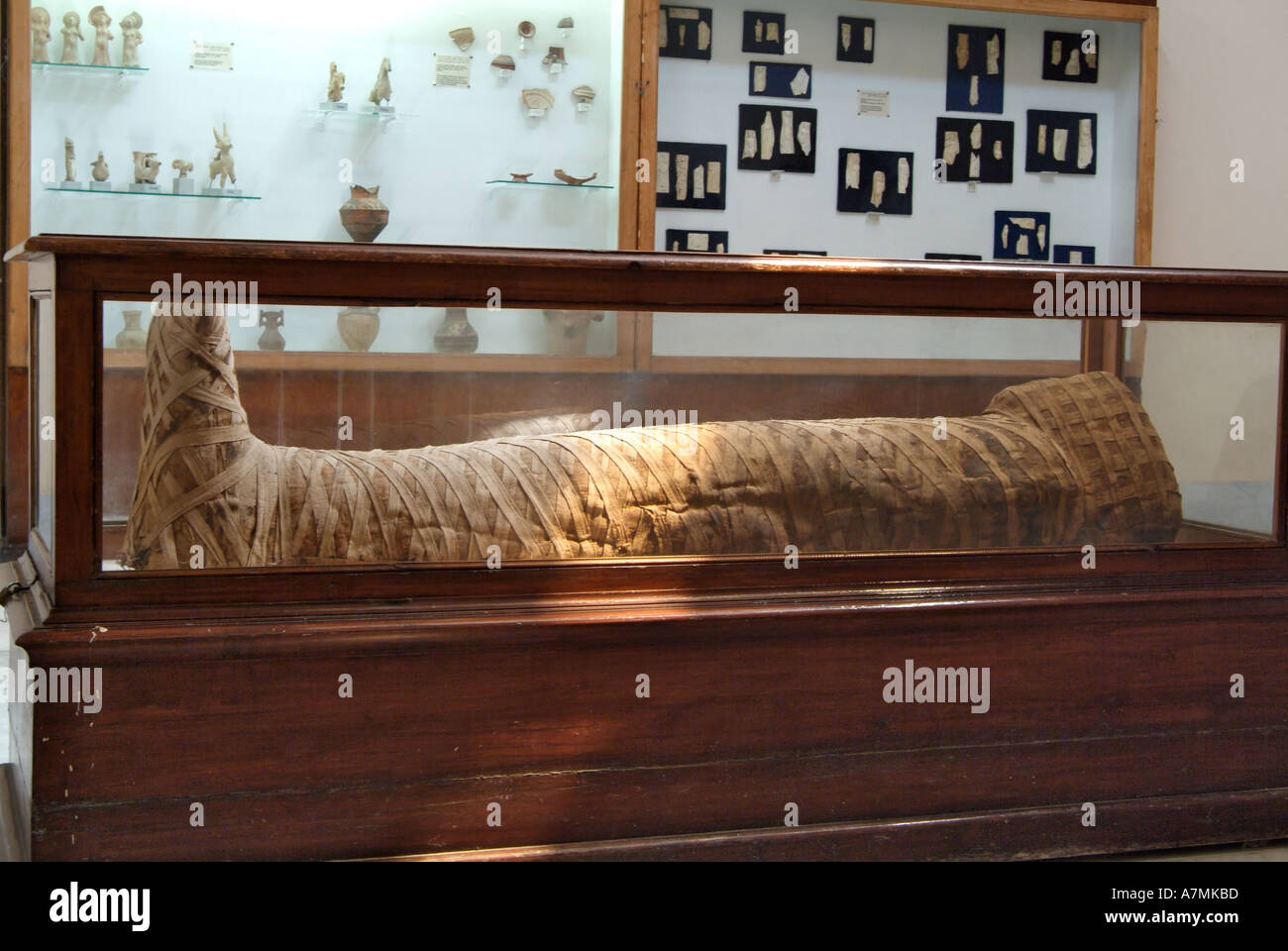 Mummy, Greco-Roman Museum, Alexandria, Egypt Stock Photo - Alamy