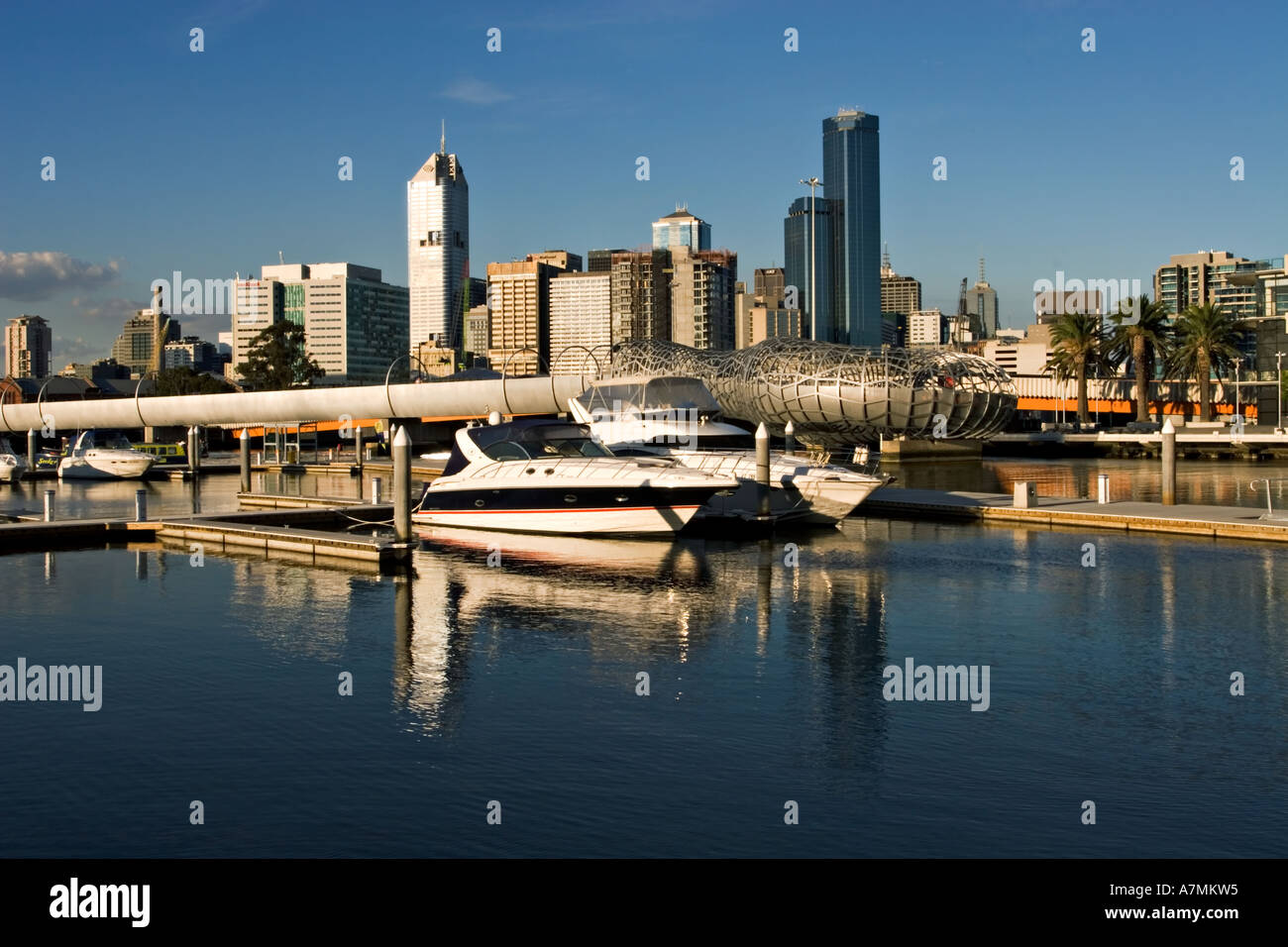 Melbourne Docklands / The Melbourne skyline viewed from the Docklands ...