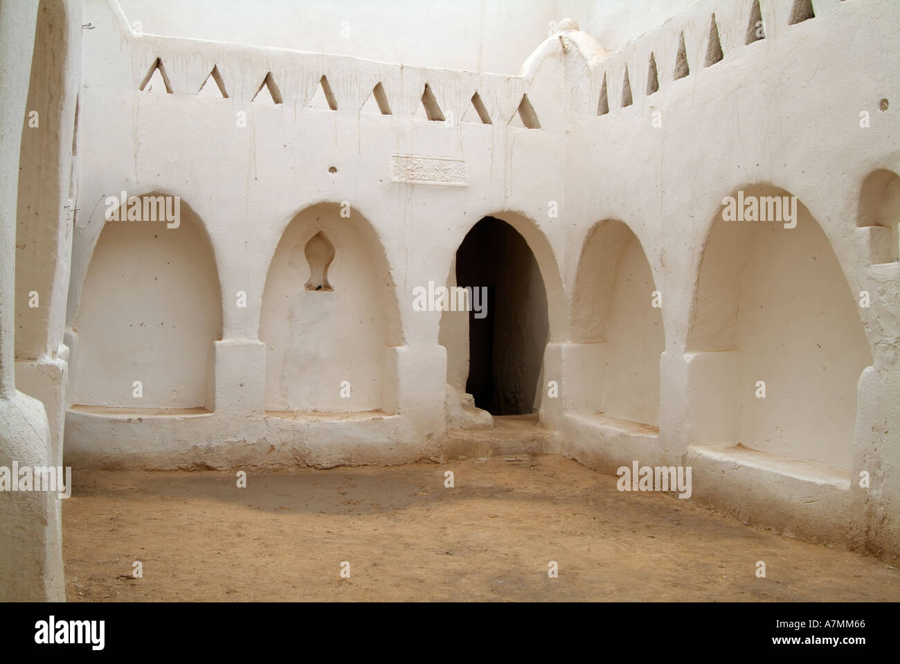 Meeting square in the Old Town, Ghadames, Libya Stock Photo - Alamy