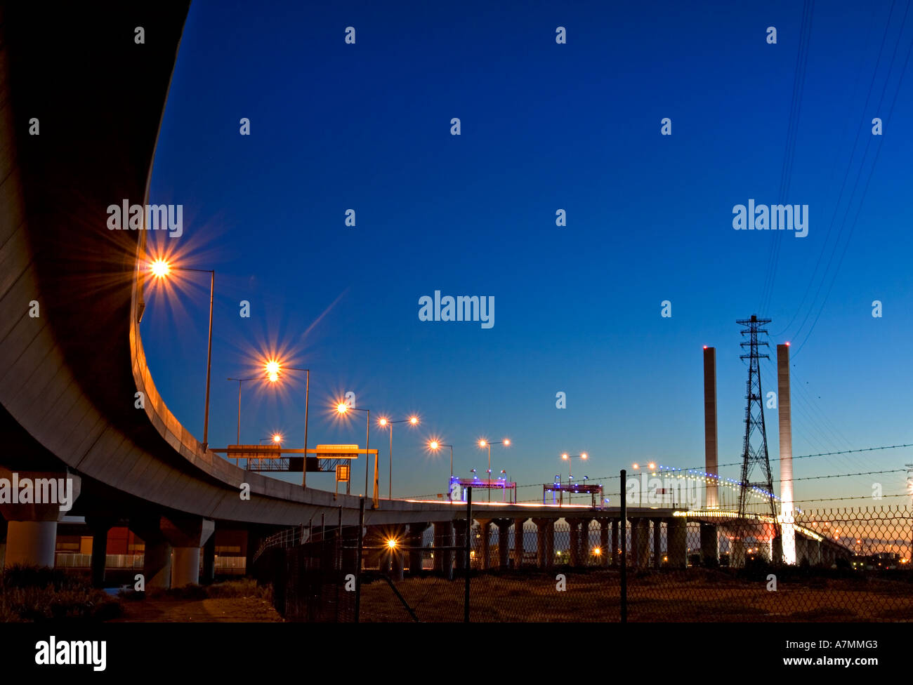 Roads and Bridges / The Bolte Bridge in Melbourne Victoria Australia ...