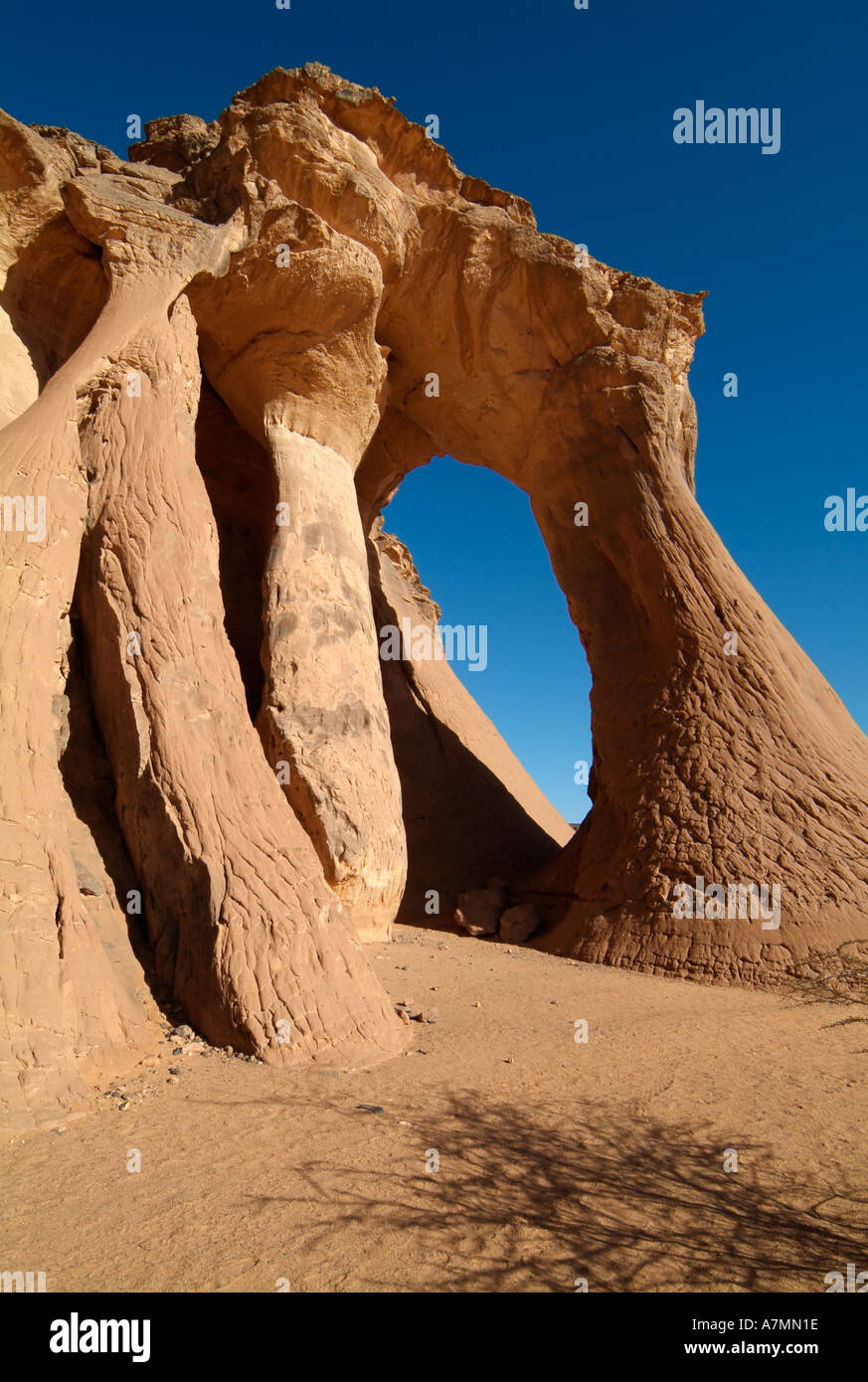 Natural arch, Jebel Acacus, Sahara Desert, Libya Stock Photo - Alamy