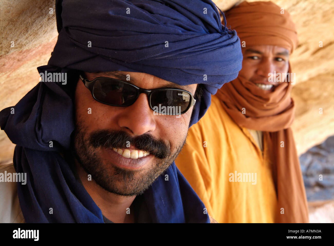 Tuareg men, Jebel Acacus, Sahara Desert, Libya Stock Photo - Alamy