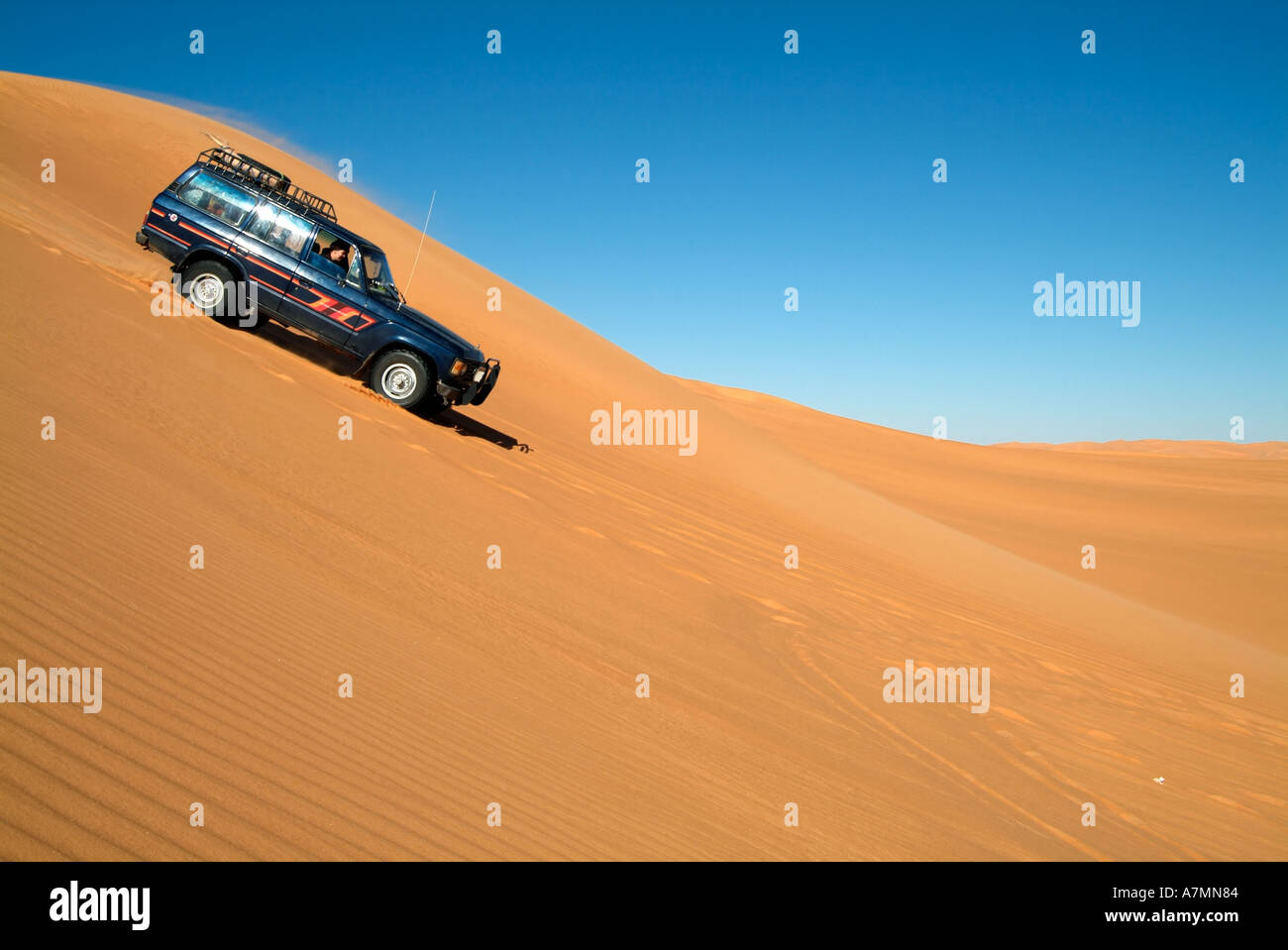 Jeep crossing desert hi-res stock photography and images - Alamy