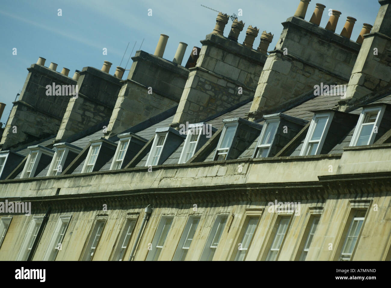 Roof georgian chimney pots hi-res stock photography and images - Alamy