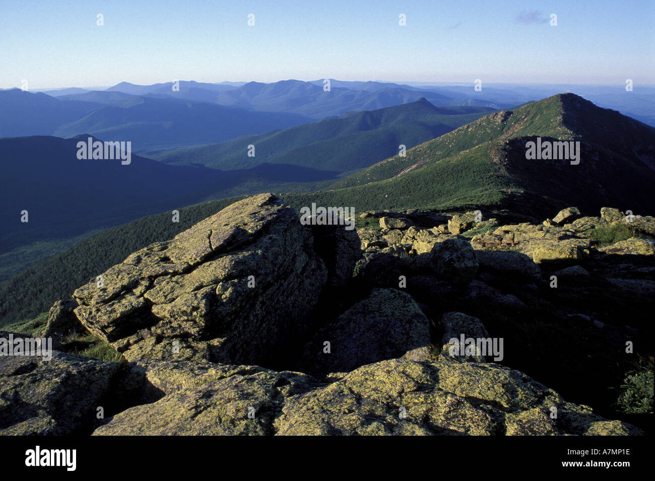 Franconia notch appalachian trail view hi-res stock photography and ...