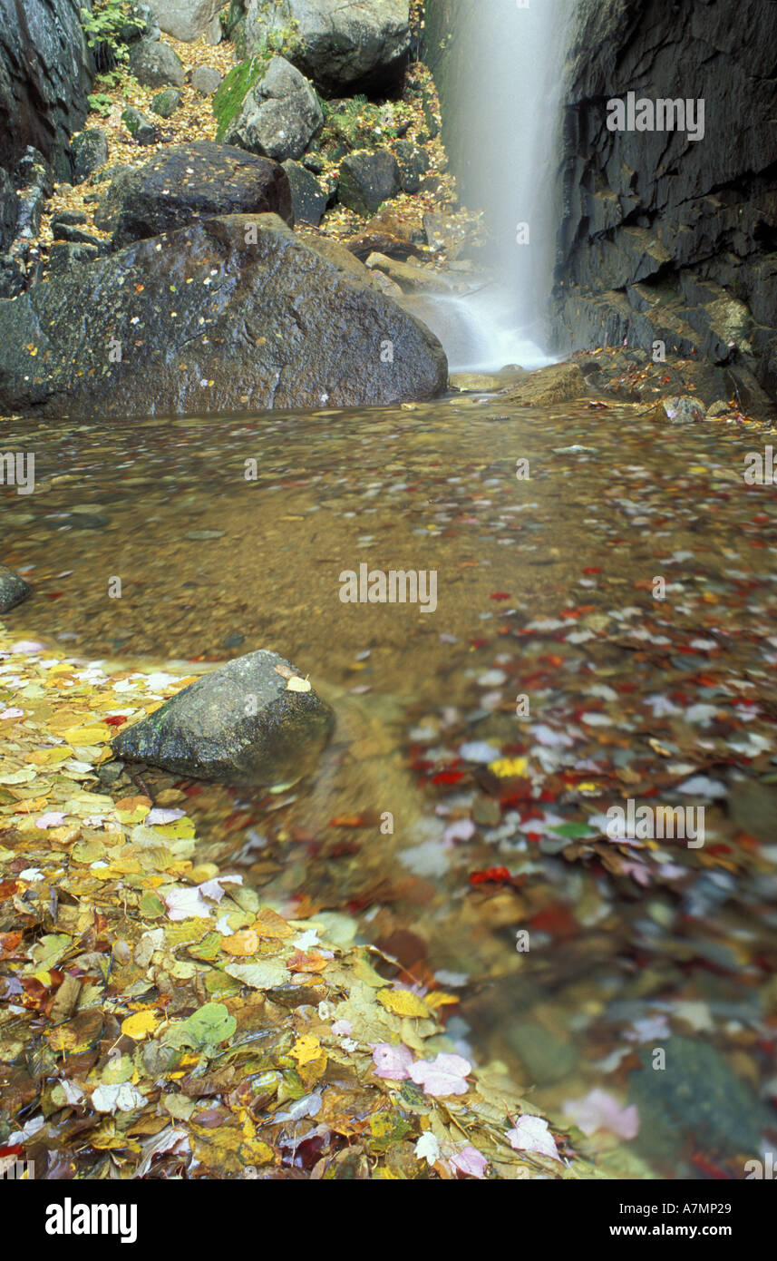 North America, US, NH, Pitcher Falls in New Hampshire's White Mountains ...