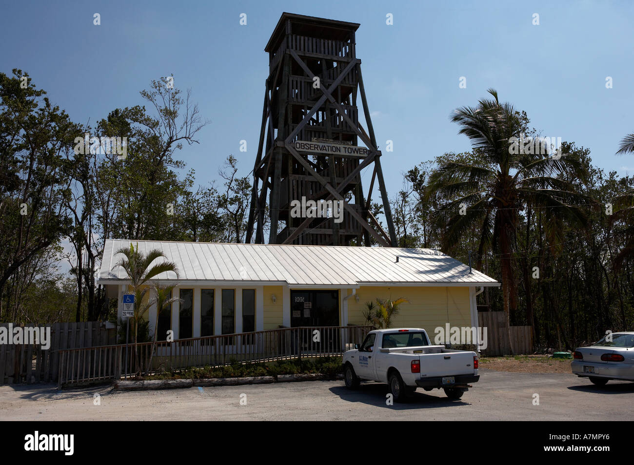 Ernest J Hamilton observation tower everglades city, florida united ...