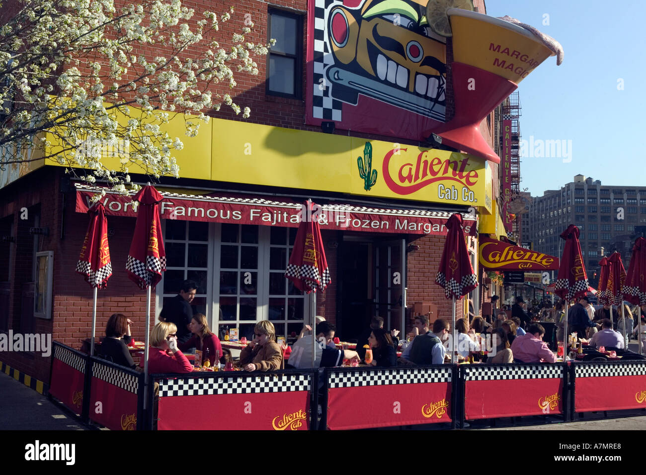 USA, New York, New York City, Manhattan: Greewich Village, Caliente Cab ...