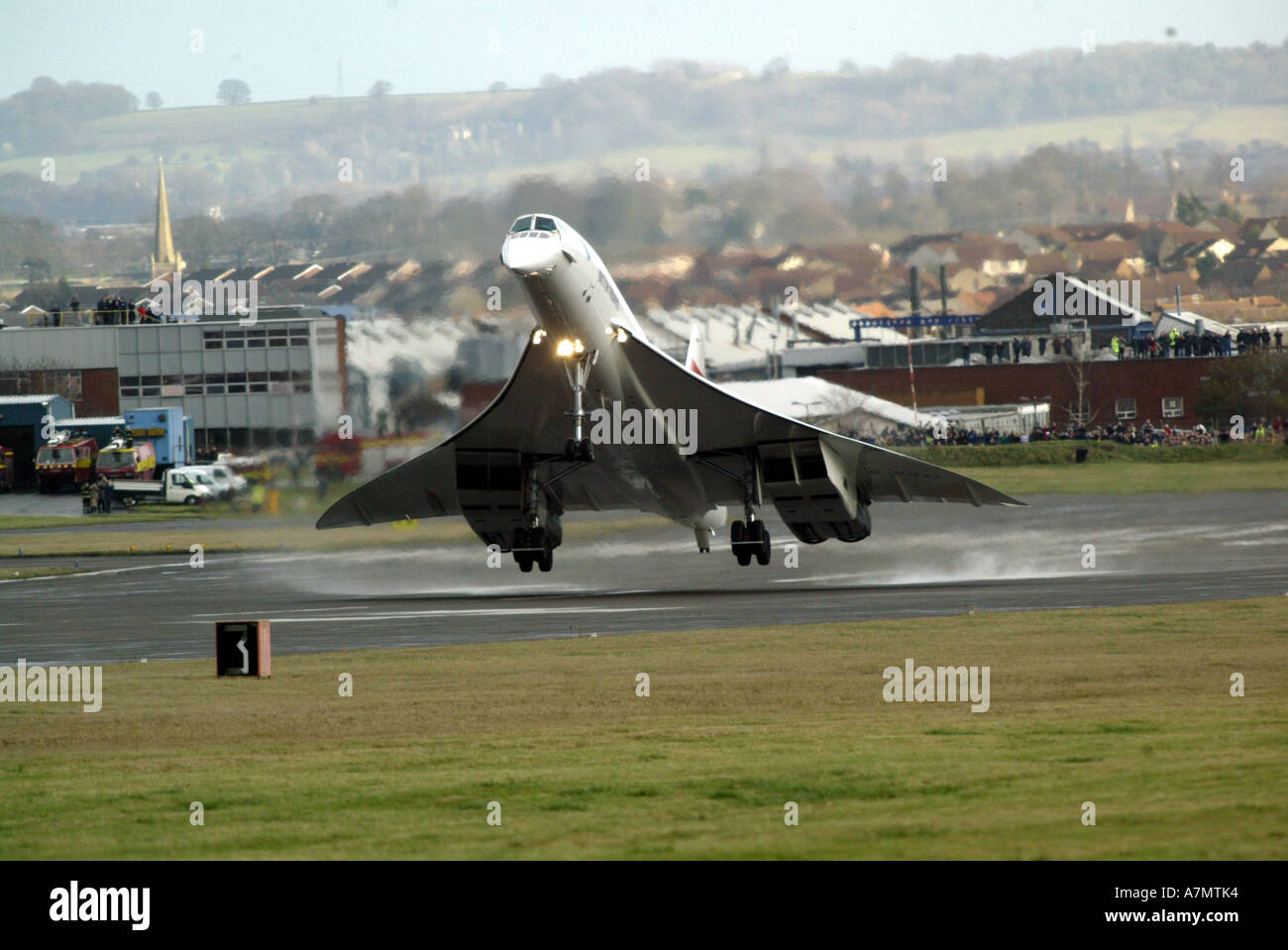 Concorde on it’s final flight to Bristol in 2003. Picture Matt Cardy ...