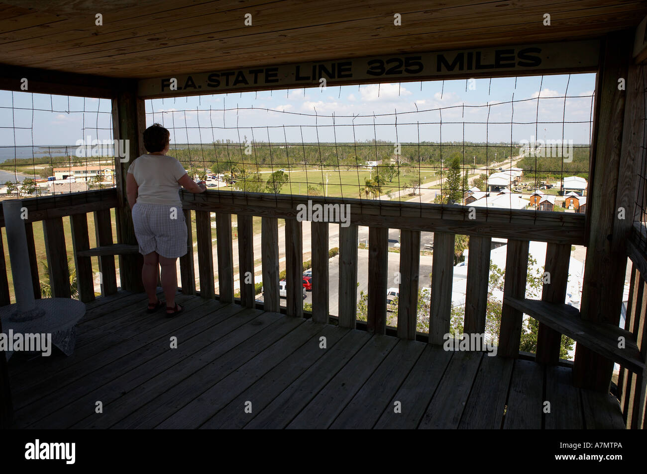 Everglades national park lookout tower hi-res stock photography and ...