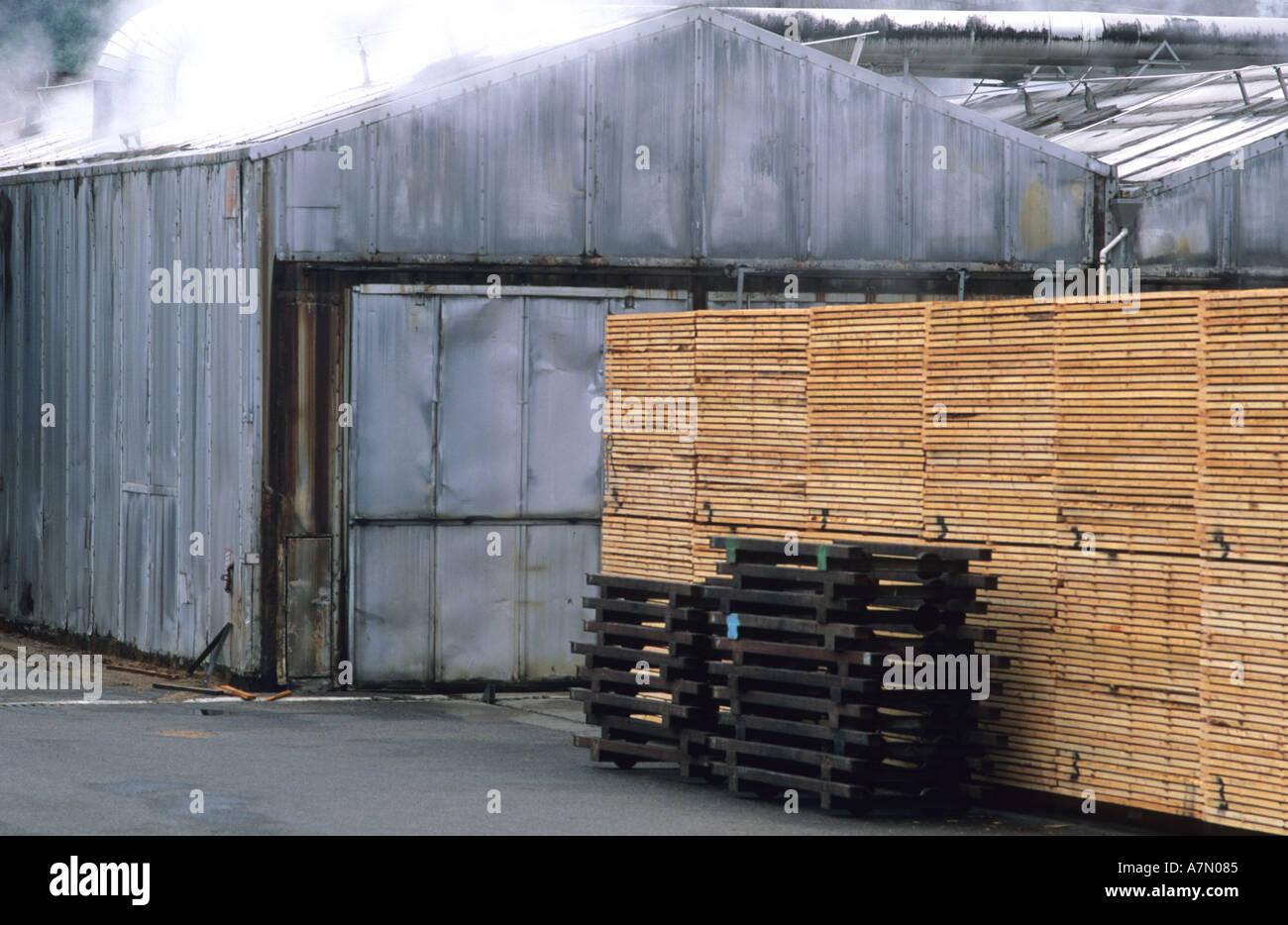 Wood drying kiln hi-res stock photography and images - Alamy