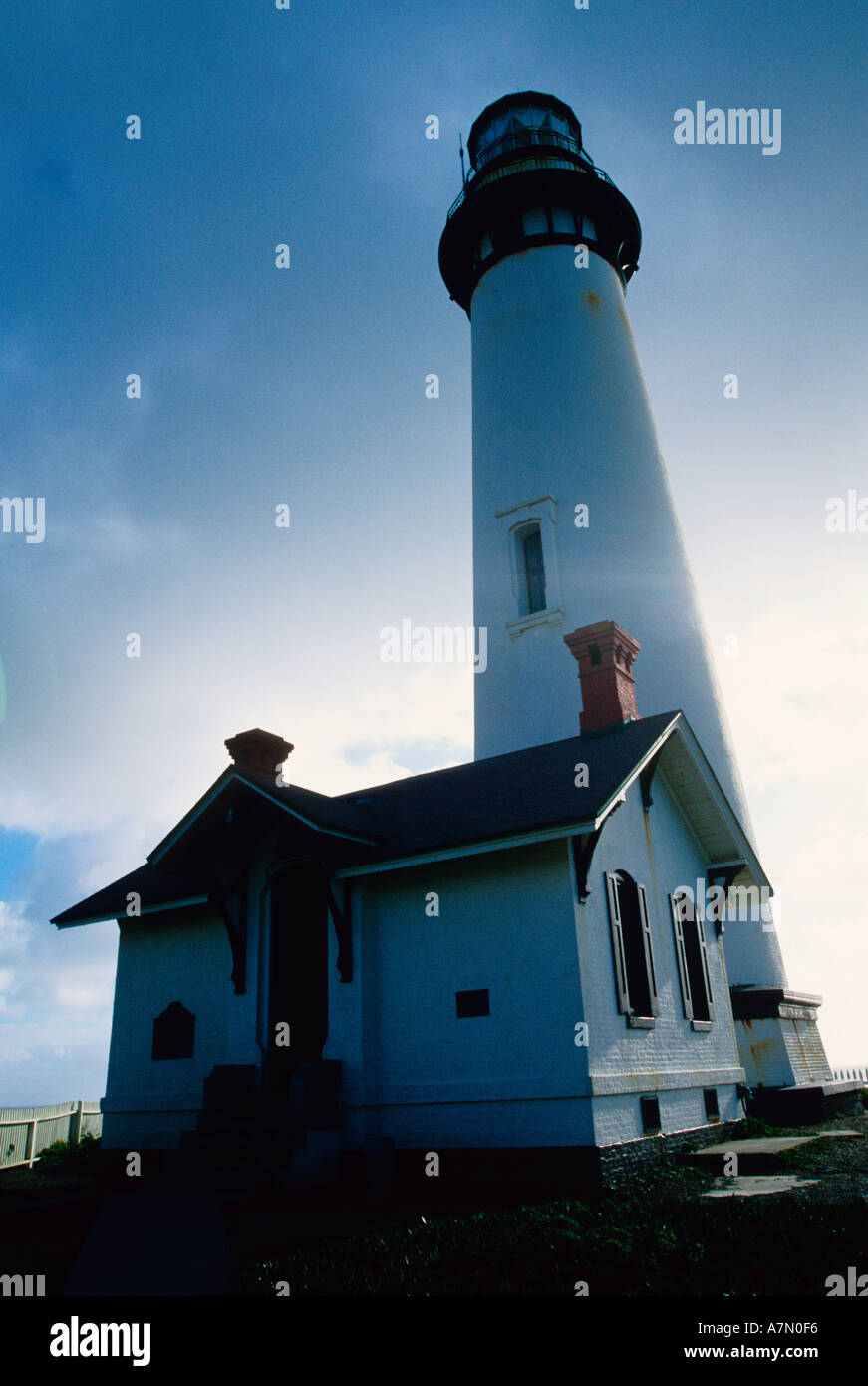 Pidgeon Point Lighthouse Pescadero California USA Stock Photo - Alamy