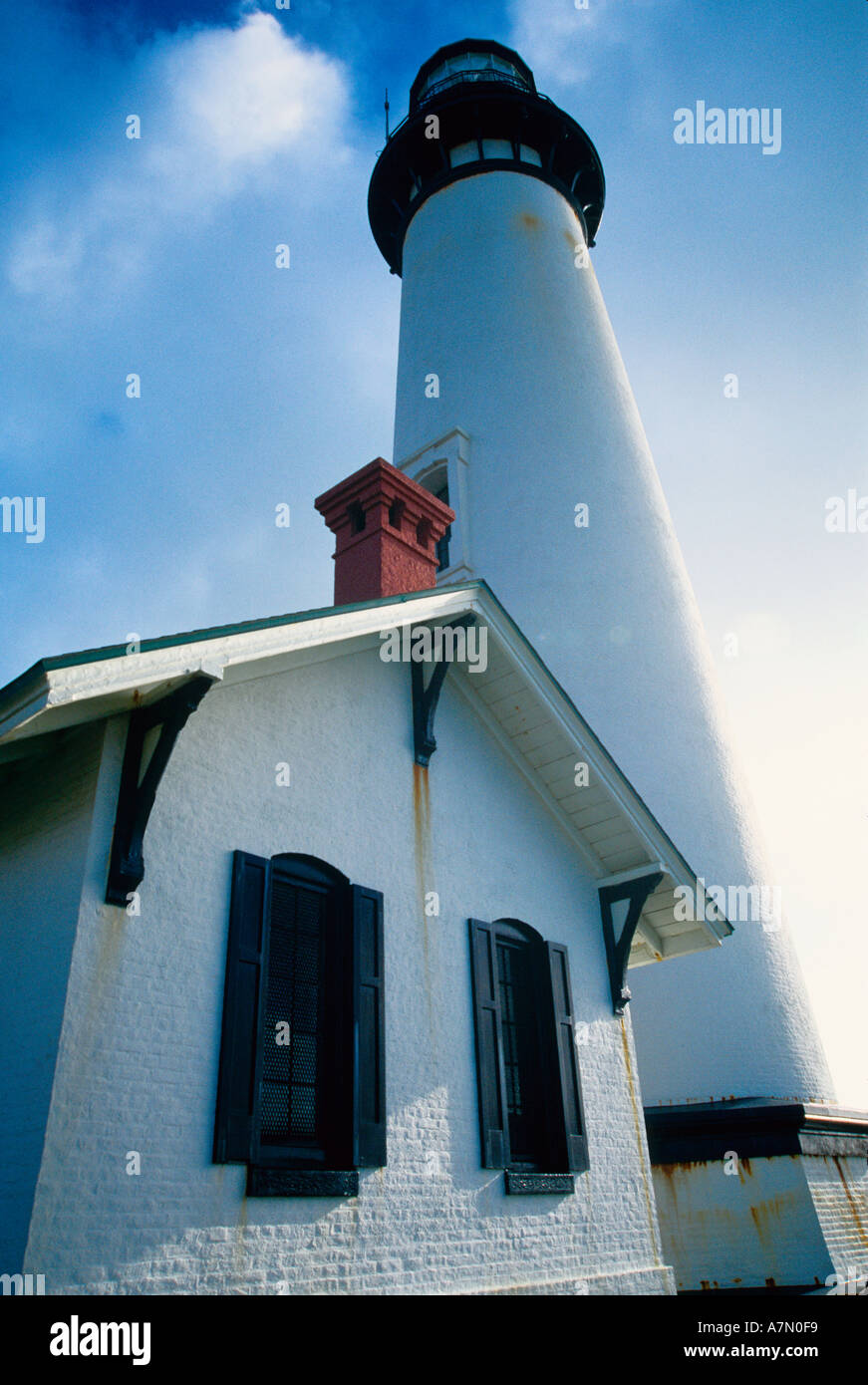 Pidgeon Point Lighthouse Pescadero California USA Stock Photo - Alamy