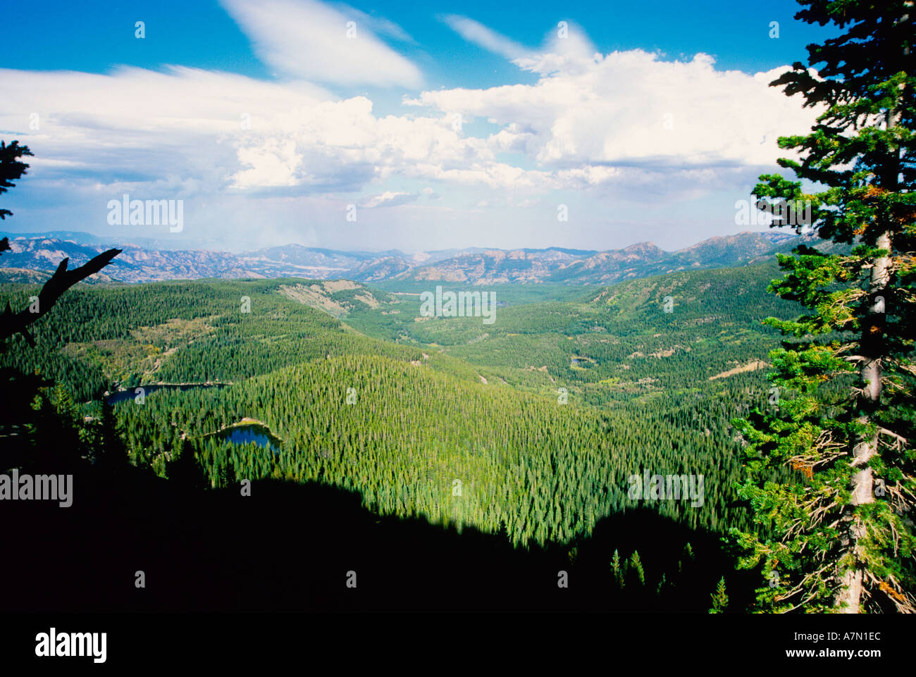landscape and clouds in Colorado USA Stock Photo - Alamy